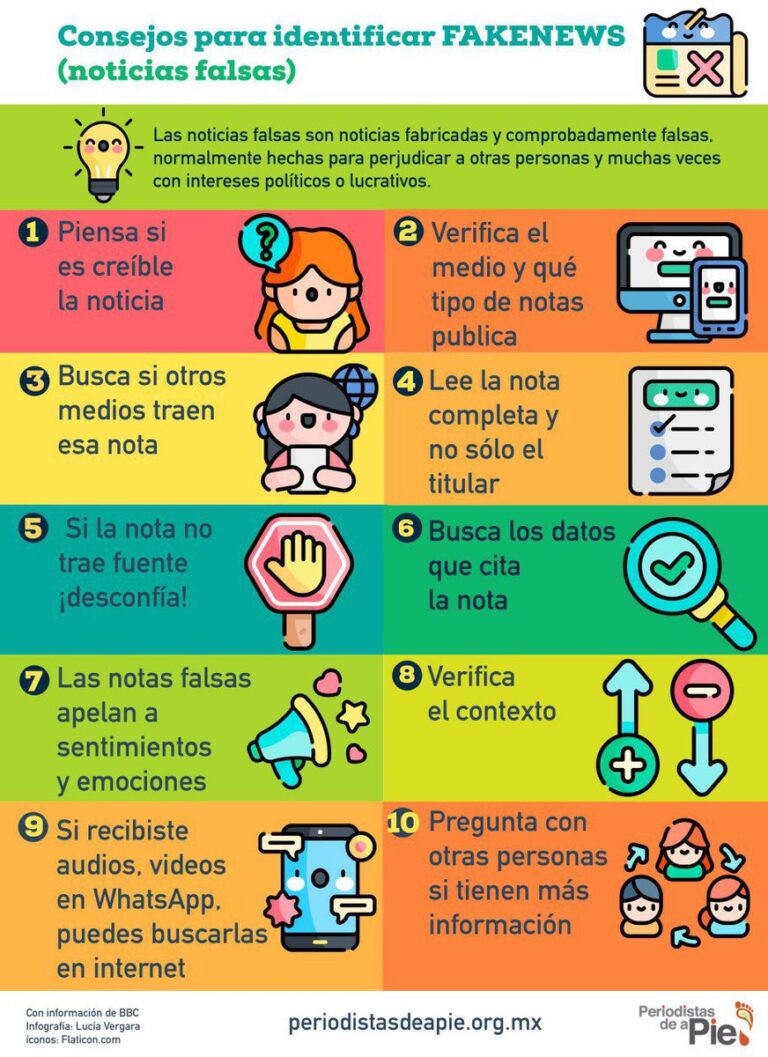Consejos para identificar FAKENEWS (noticias falsas) - Periodistas de a Pie